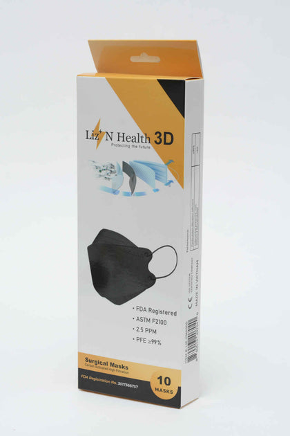 Liz'N Health Surgical Mask 3D | lizn health masks | US Patent Pending